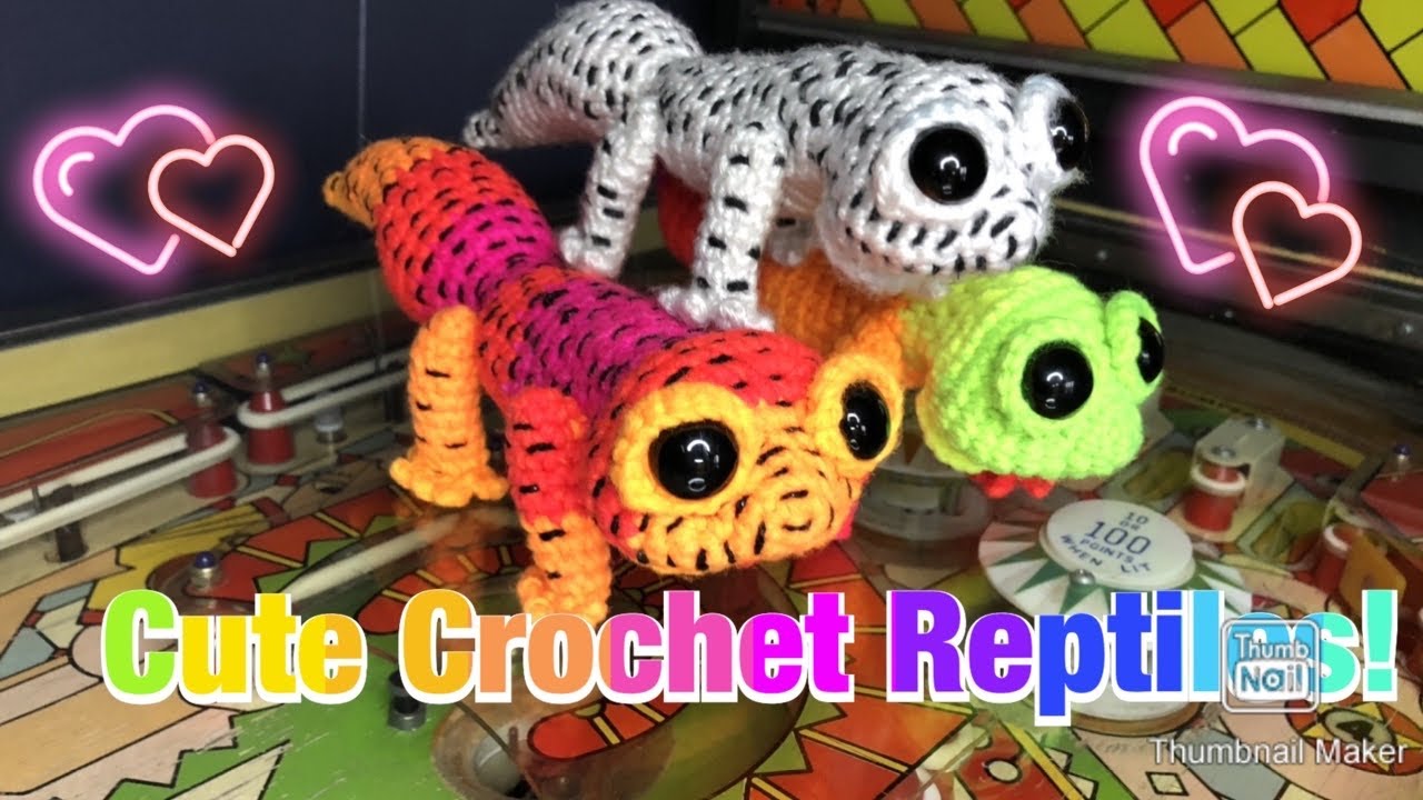 Colorful Leopard Geckos | Amigurumi Gecko | Crochet Reptiles | Red ️ ...