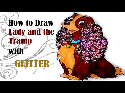 Çizgi Film Karakteri Sevimli Boyama Köpek Nasıl Parlatılır? Leydinin Aşkı