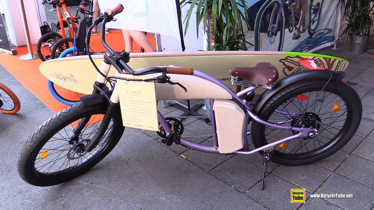 2019 RayVolt Cruzer Electric Surf Bike - Walkaround - 2018 Eurobike ...