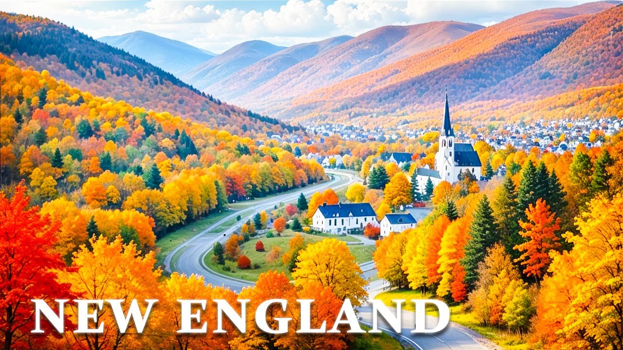 Unwind with Gorgeous Autumn Scenery - Explore Fall in New England 4K ...