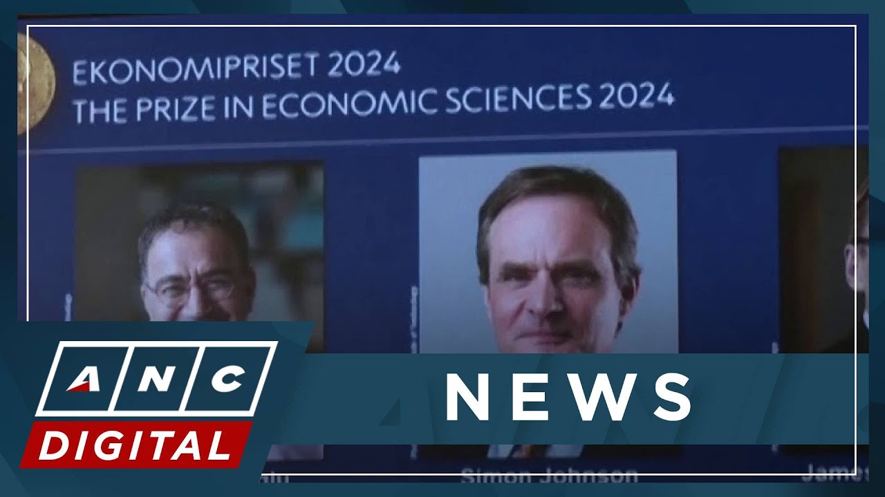 Three U.S.-based academics win 2024 Nobel Economics Prize | ANC - YouTube