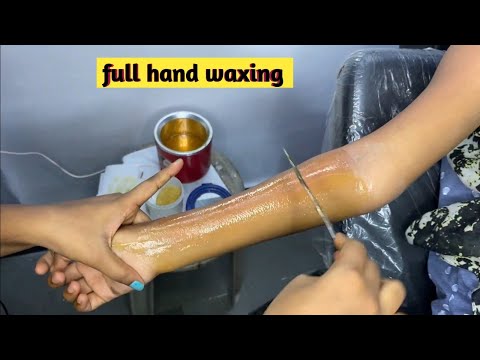 full hand waxing | speed wax | perfect waxing technique #handwax
