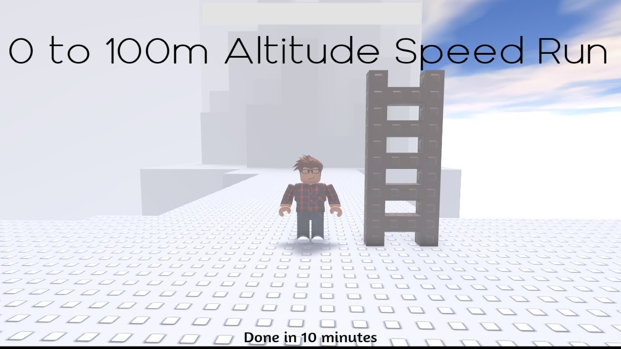 Roblox Steep Steps- 0 to 100M Altitude Speed Run - YouTube