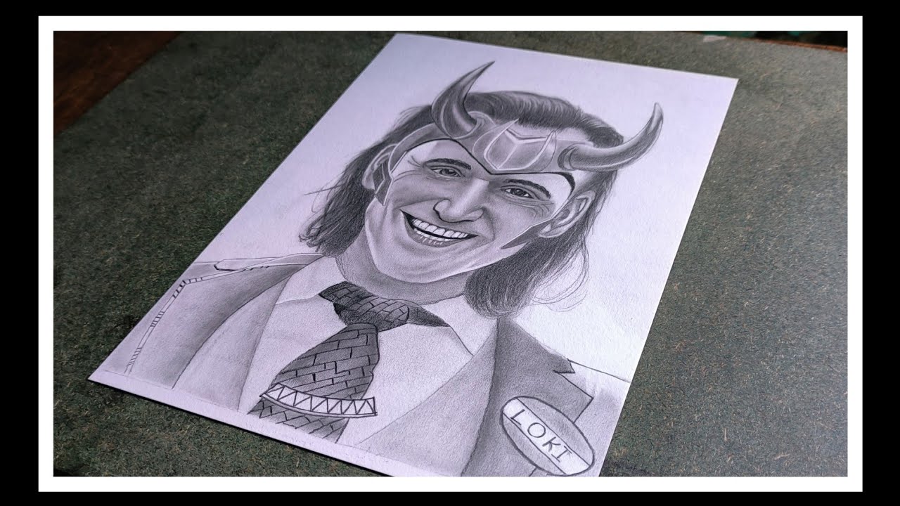 Loki Drawing Realistic || Step by Step - YouTube