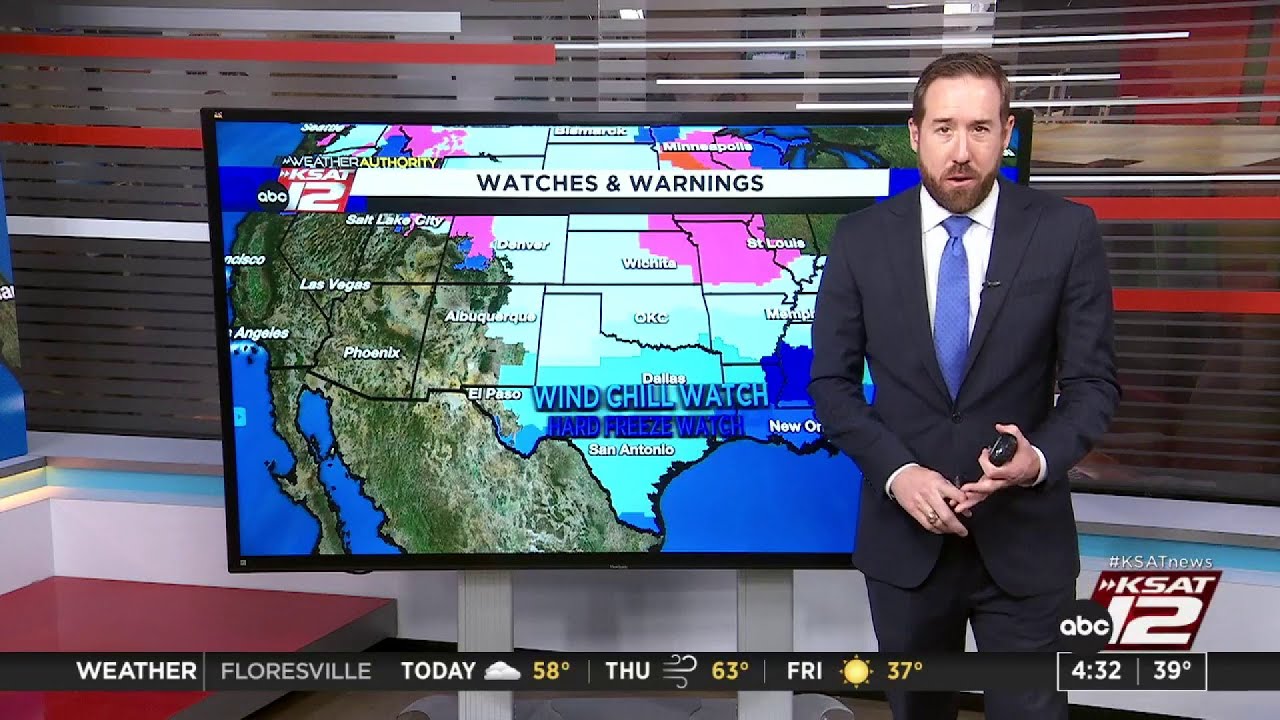 WATCH: Meteorologist Justin Horne gives his early weather forecast ...