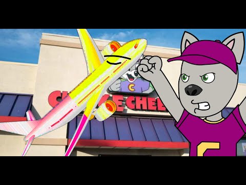 Plane Caillou flies to Chuck E Cheeses #goanimate #cringe - YouTube