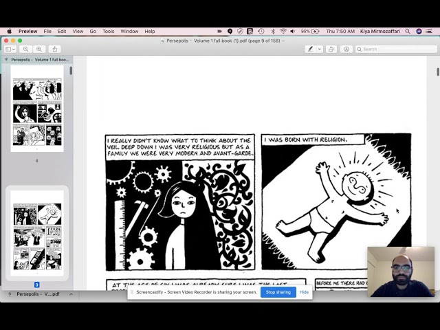 Persepolis Book The Veil