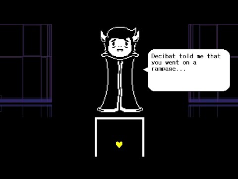 Genocide but Sparing Decibat! Undertale Yellow - YouTube