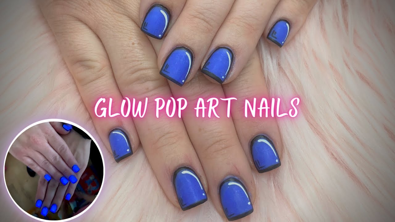 Trending Pop Art on Natural Nails with Dip Powder - Watch Me Work | No ...
