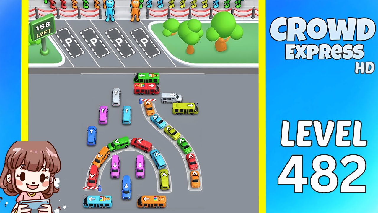 Crowd Express Level 482 Solution Walkthrough - YouTube