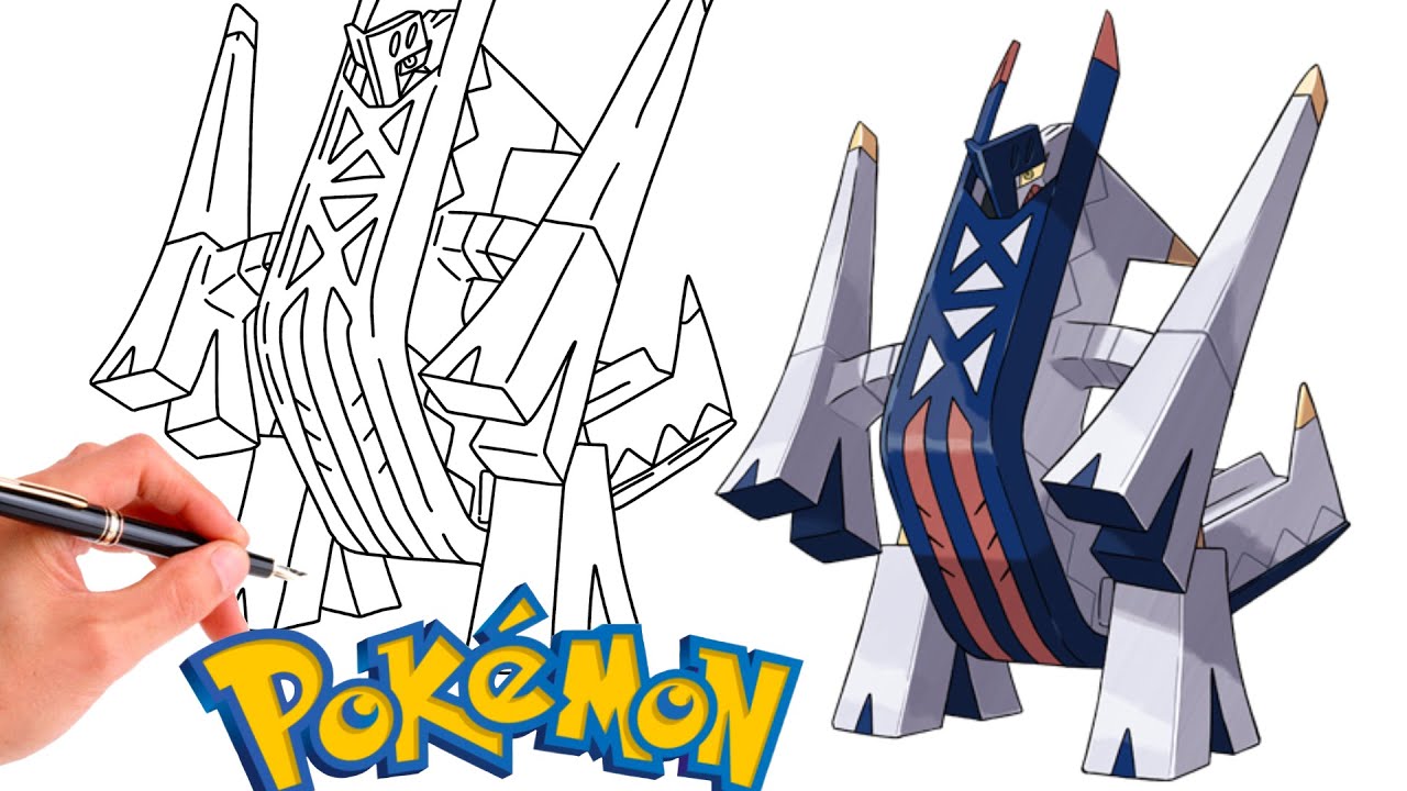 How To Draw ARCHALUDON POKEMON #1018 | Generation 9 - YouTube