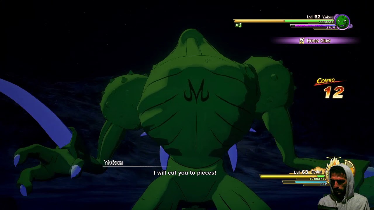 Dragon Ball Z: Kakarot Chapter 4 Super Sayian Goku VS Yakon (Majin ...