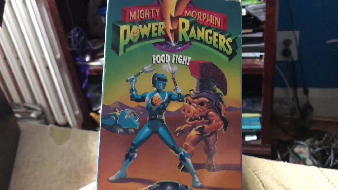 Mighty morphin power ranger VHS tape review - YouTube