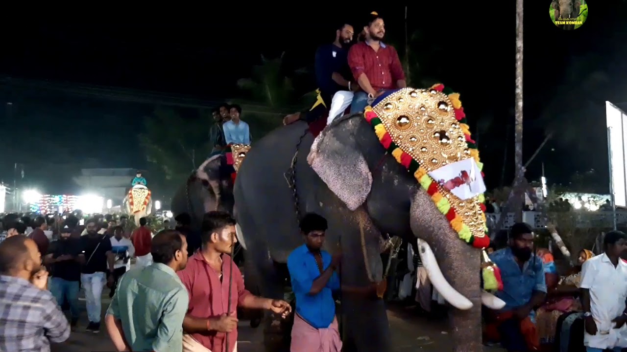 Manathala Nercha 2020 മണത്തല ചന്ദനകുടം നേർച്ച 2020 | team komban PART ...