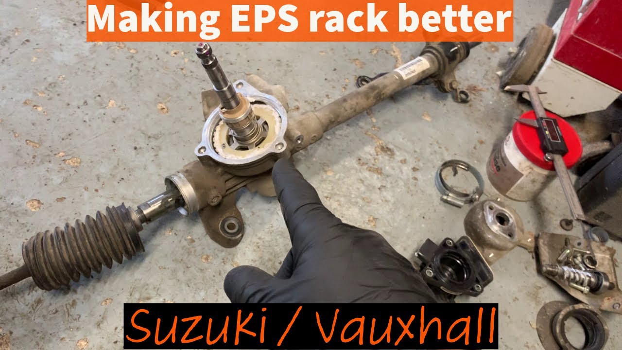 Improving a Suzuki Splash, Swift, Vauxhall Agila steering rack - YouTube