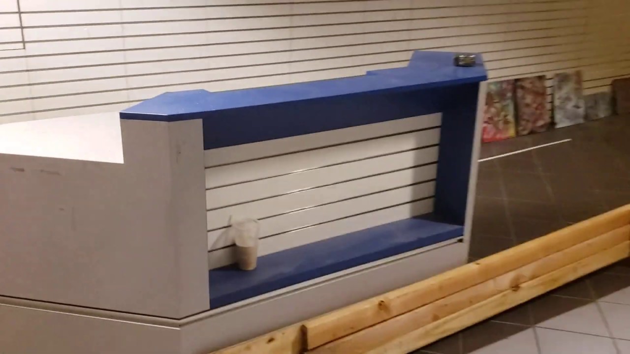 Building a Wall for the Store - YouTube