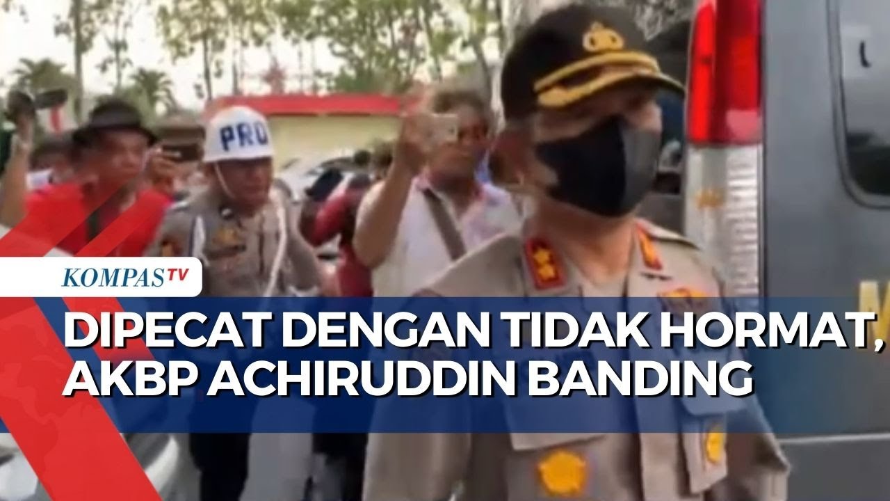 Akbp Achiruddin Dipecat Dari Polri Segera Hadapi Sidang Pidana