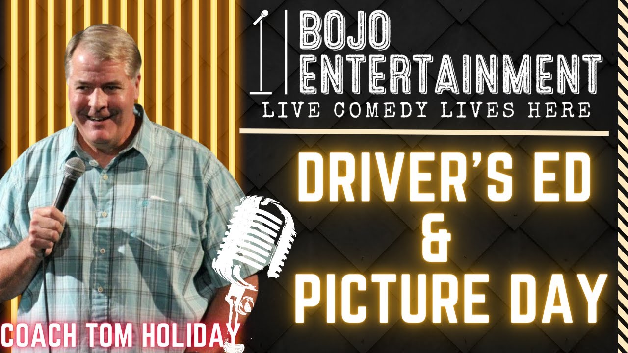 Live Comedy: Driver's Ed and Picture Day by Tom Holiday - YouTube