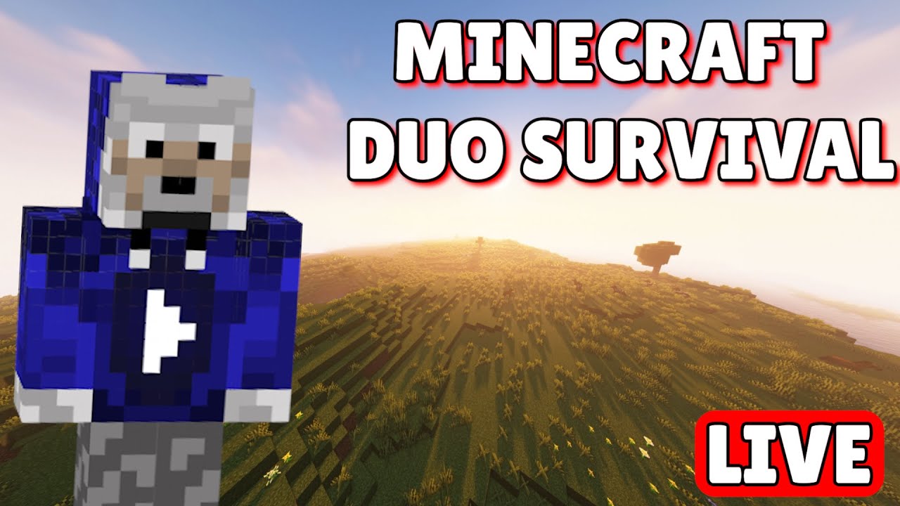 Minecraft Duo Survival *LIVE* - YouTube