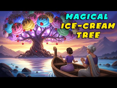 Magical Ice Cream Tree | Hunger Of Poor | Learn English | English Stories | Comedy | Moral Stories