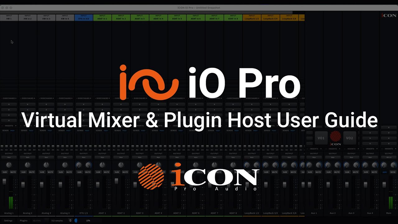 iO Pro - Virtual Mixer & Plugin Host: Get the Most Out of Your iCON Pro Audio Interface - YouTube