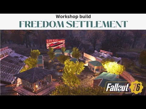 Fallout 76 | Freedom Settlement Workshop - YouTube