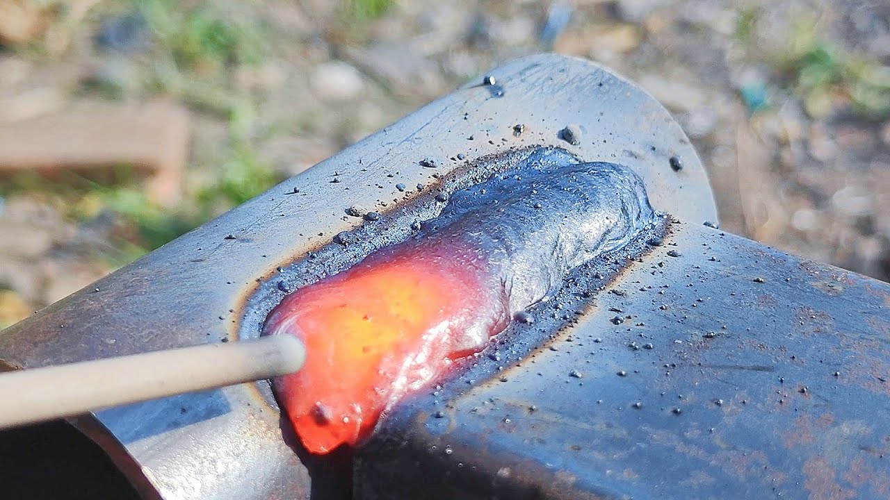 Only a few welders know the technique of gap welding in iron - YouTube