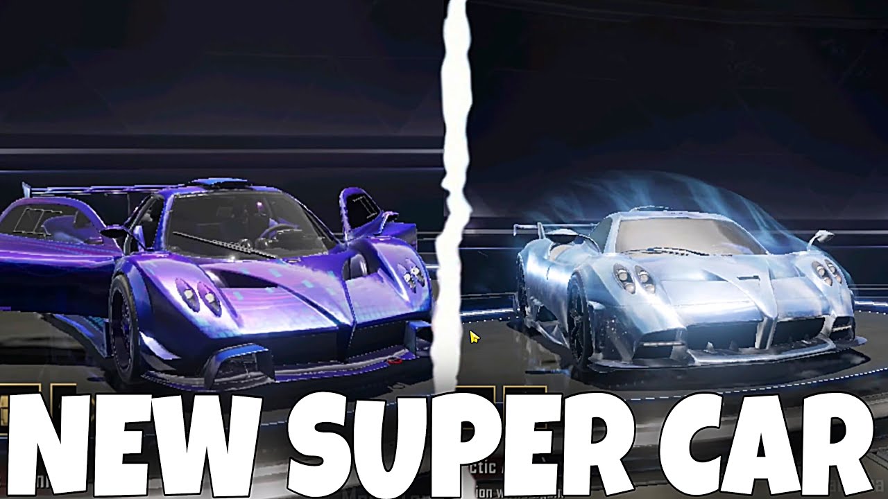 NEW SUPER CAR PAGANI PUBG MOBILE - YouTube