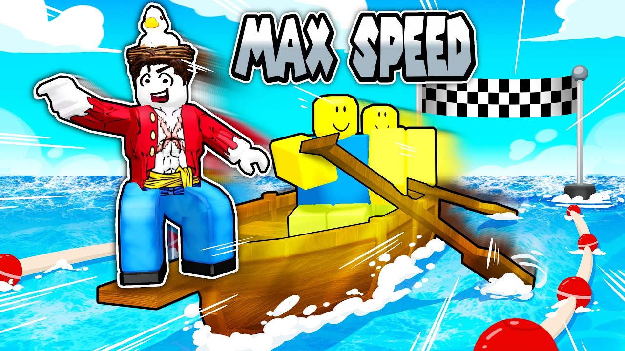 Starting as a NOOB and reaching Mach 9 in Roblox Kayak Racing - YouTube