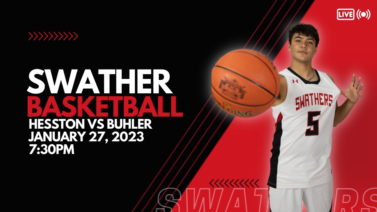 VARSITY BOYS BASKETBALL: Hesston vs Buhler--January 27, 2023 - YouTube
