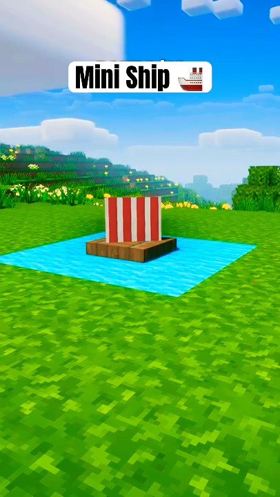 Minecraft Mini Ship Build! - YouTube