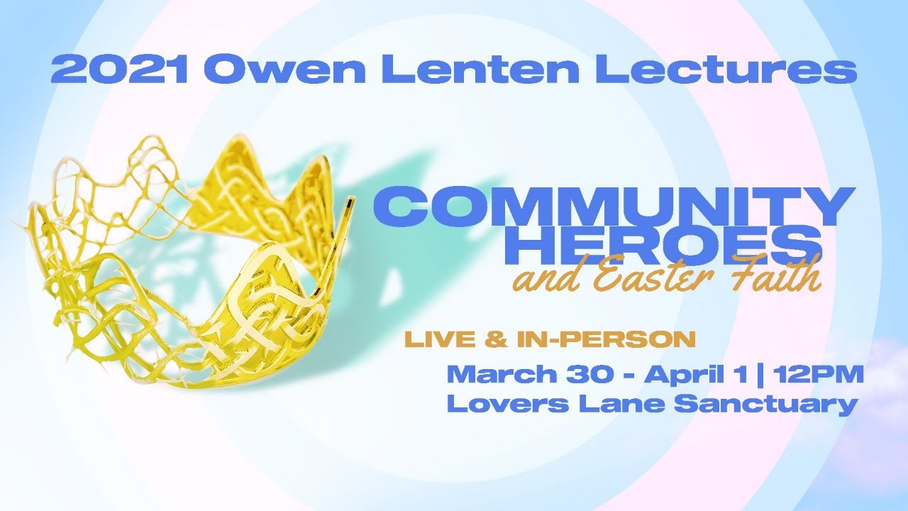 Owen Lenten Lecture Series: Dr. Terry Parsons - YouTube