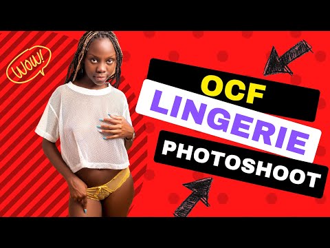 Lingerie Photoshoot at the Studio (First Time Model): See the Transformation!