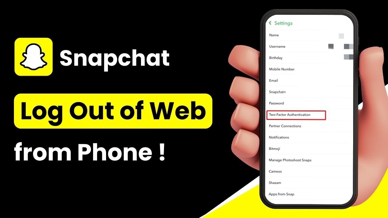 How to Log Out of Snapchat Web From Phone ! - YouTube