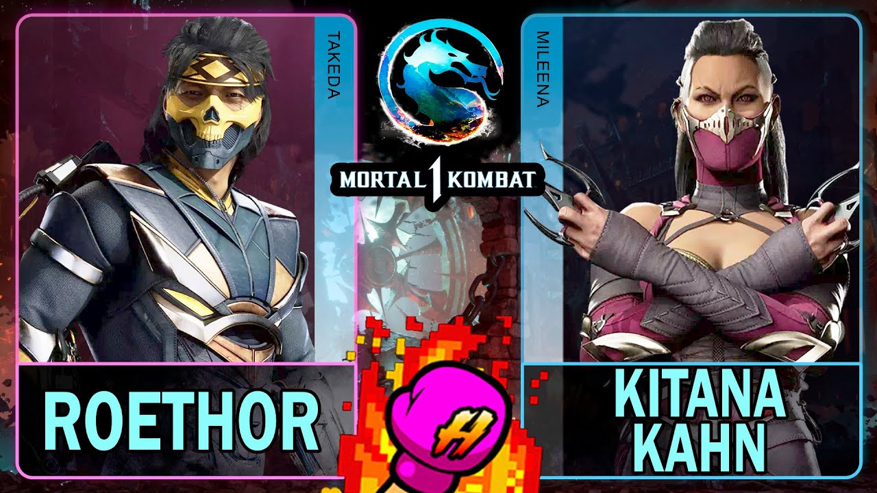 MK1 Roethor (TAKEDA) VS Kitana Kahn (MILEENA)🥊Mortal Kombat 1🥊4K 60ᶠᵖˢ ...