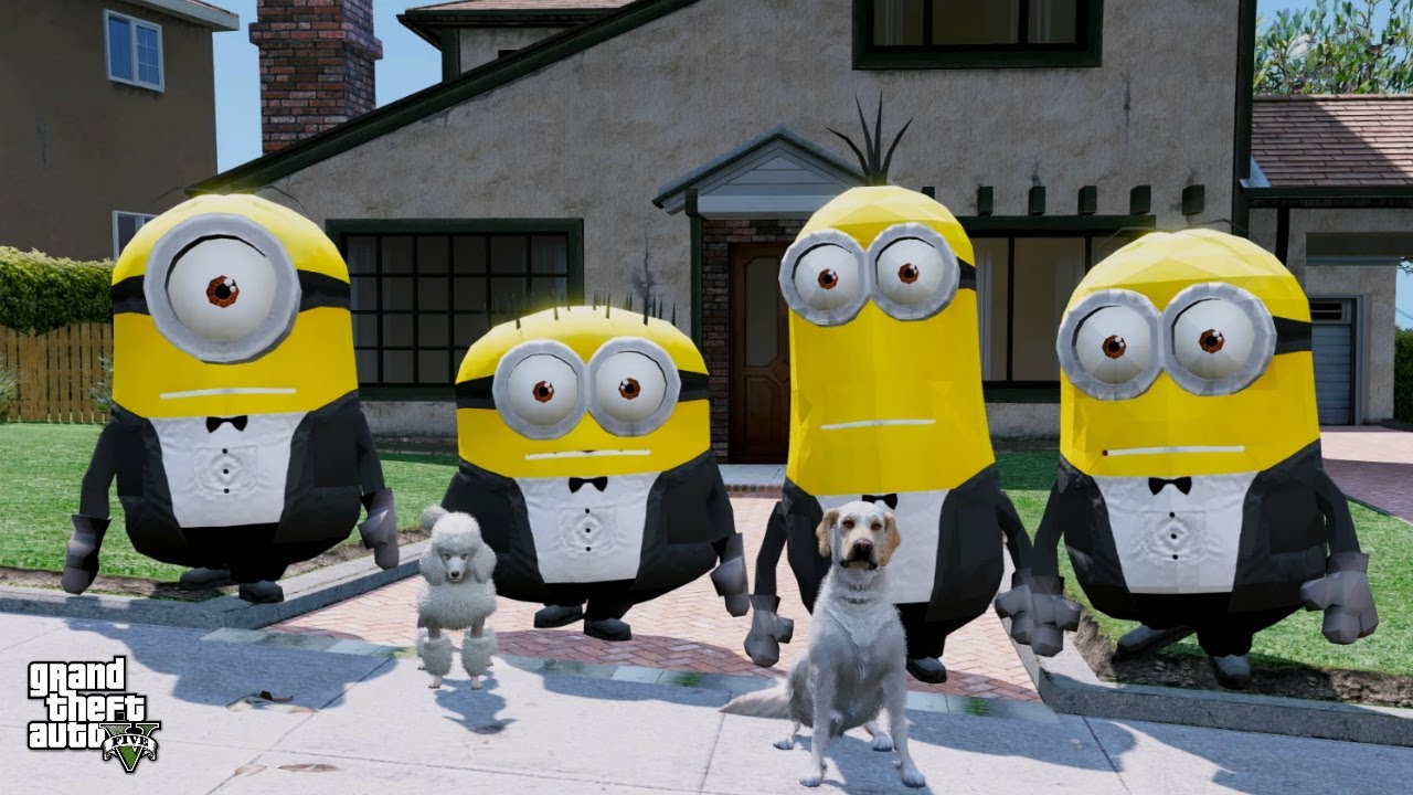 MINIONS GTA 5 REAL LIFE MOD#1 (GTA 5 Mods) - YouTube