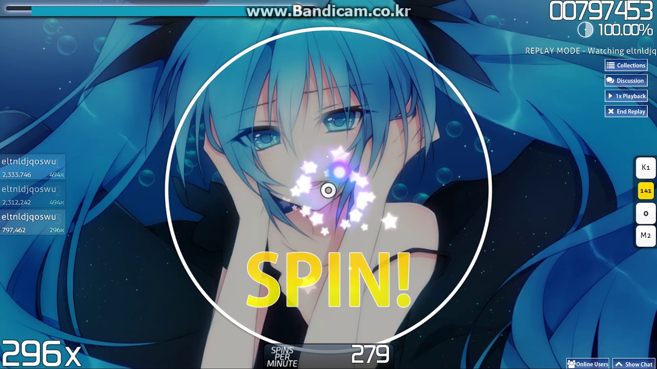 [디안드] osu! 타블렛 플레이 영상 "심해소녀" SS - YouTube