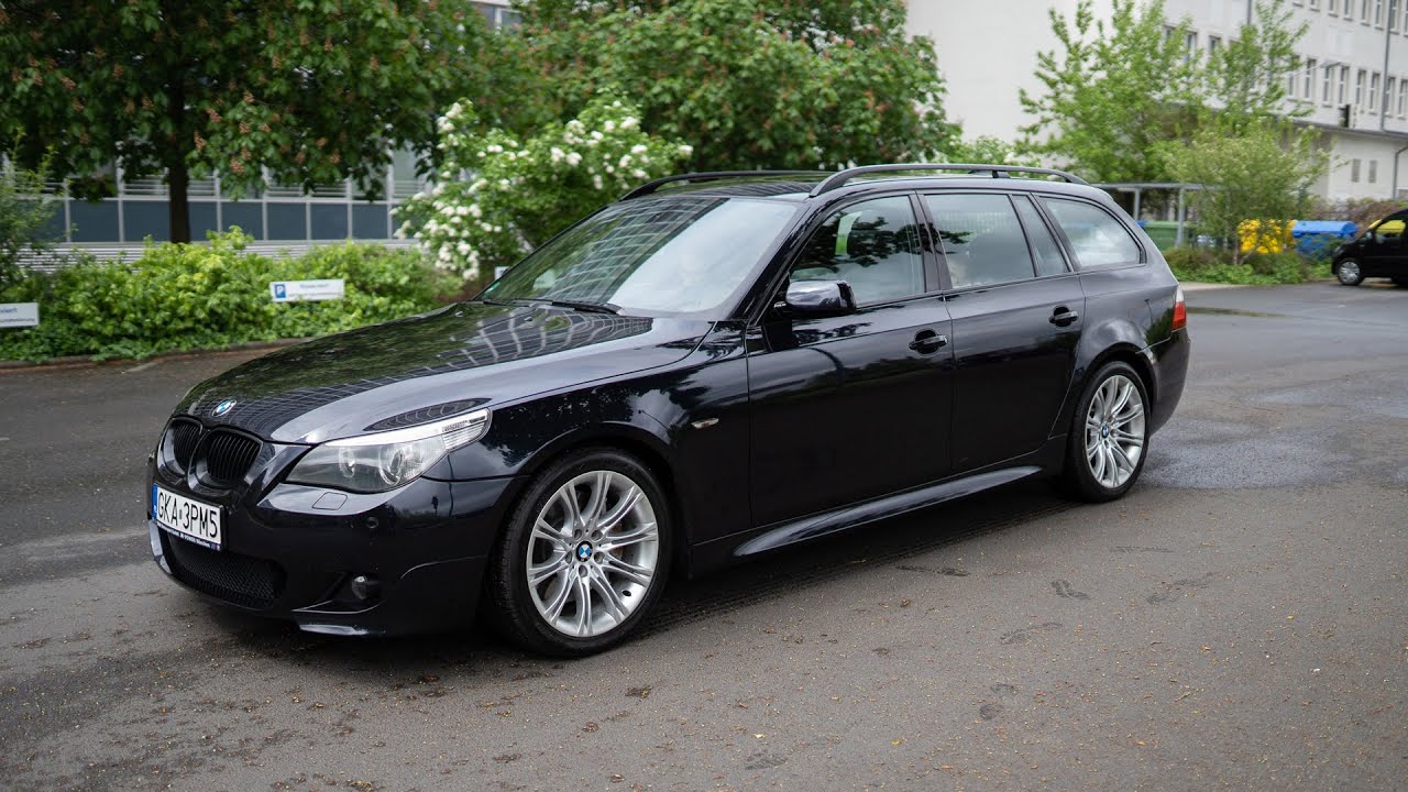 O moim BMW e61 535d - Jazda nocna - YouTube