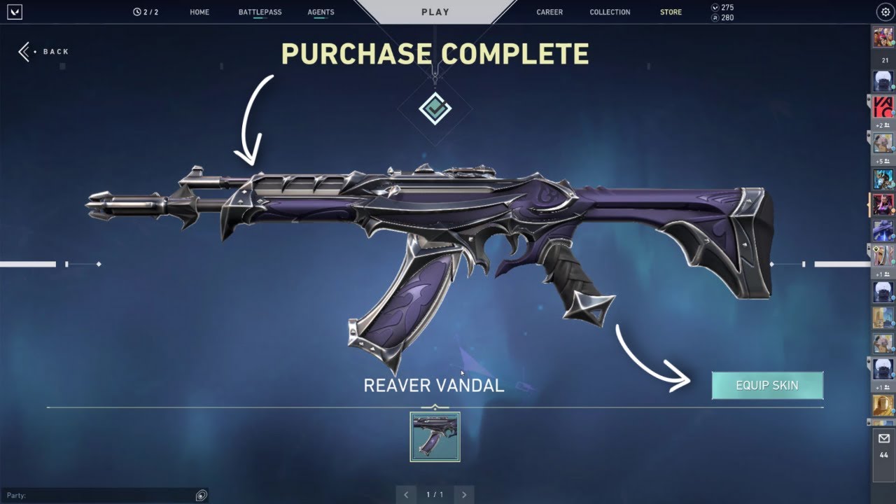 Finally Purchased *REAVER VANDAL* 😍 | Right Way to Buy Skins In ...