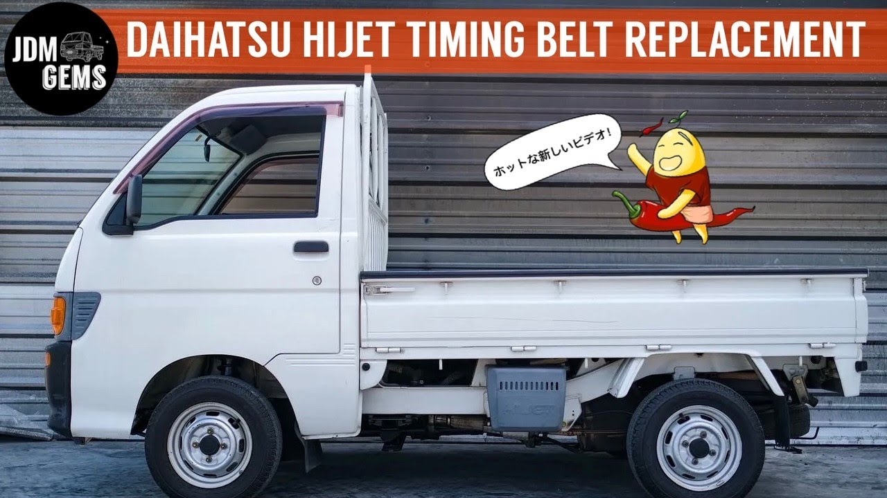 Daihatsu Hijet Timing Belt Replacement YouTube