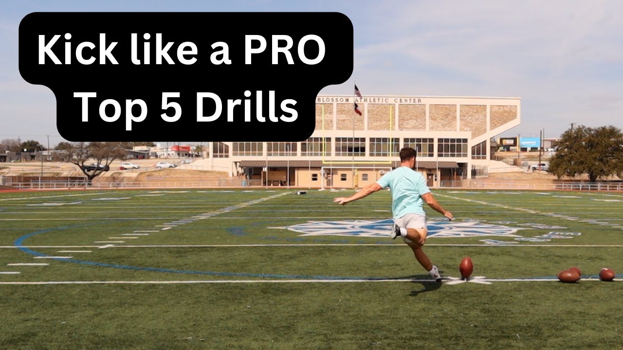 TOP 5 Football Kicking Drills that will make you a PRO! Improve your ...