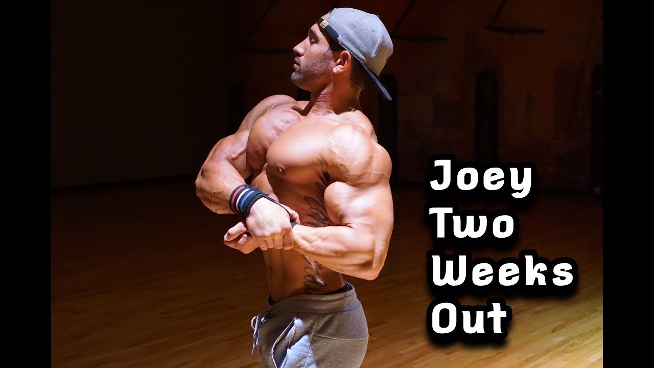 Physique updates| Joey 2 weeks out| Training footage - YouTube