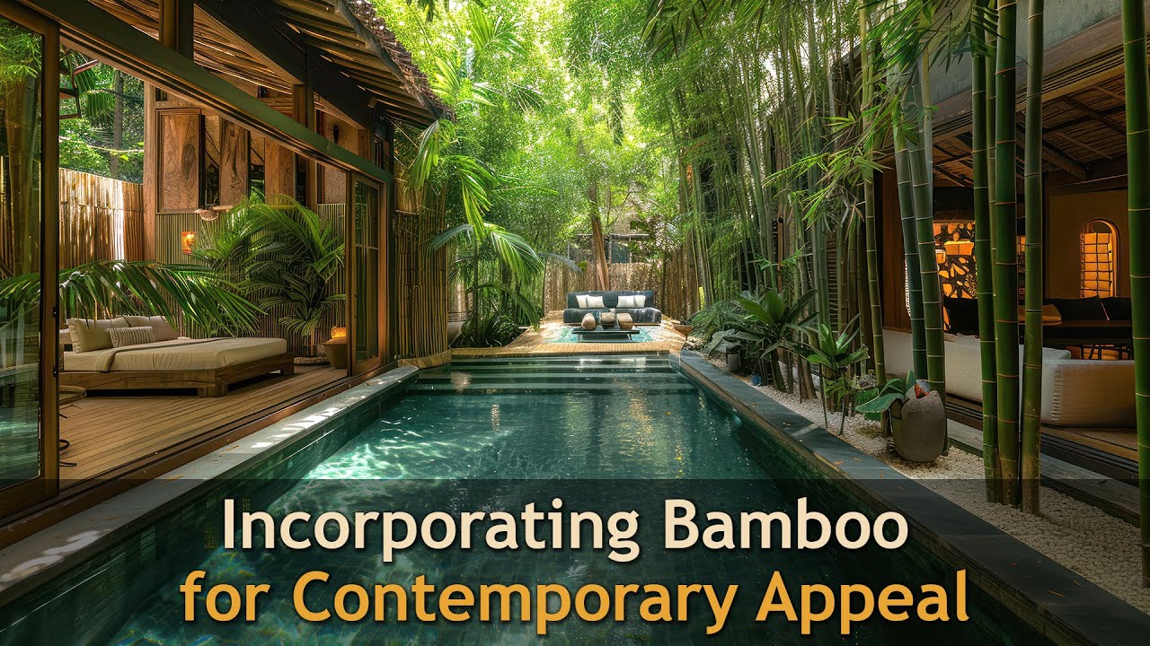 Bamboo in Contemporary Courtyard Design Inspirations - YouTube