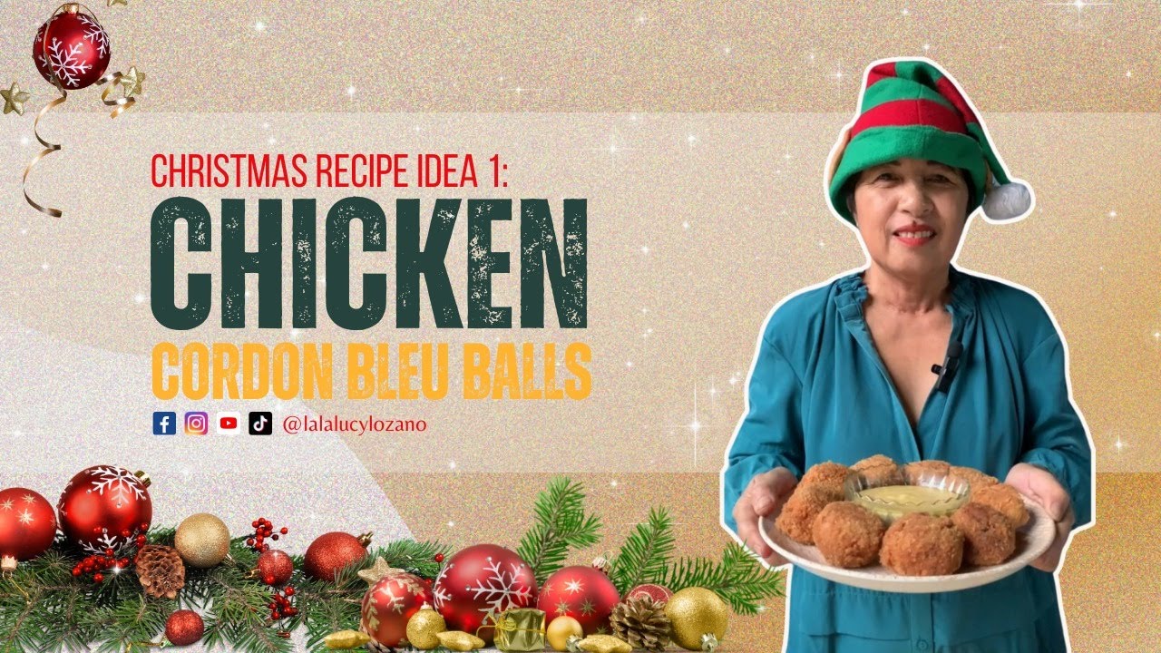 Christmas Recipe Idea 1: Cordon Bleu Balls | Lala Lucy - YouTube