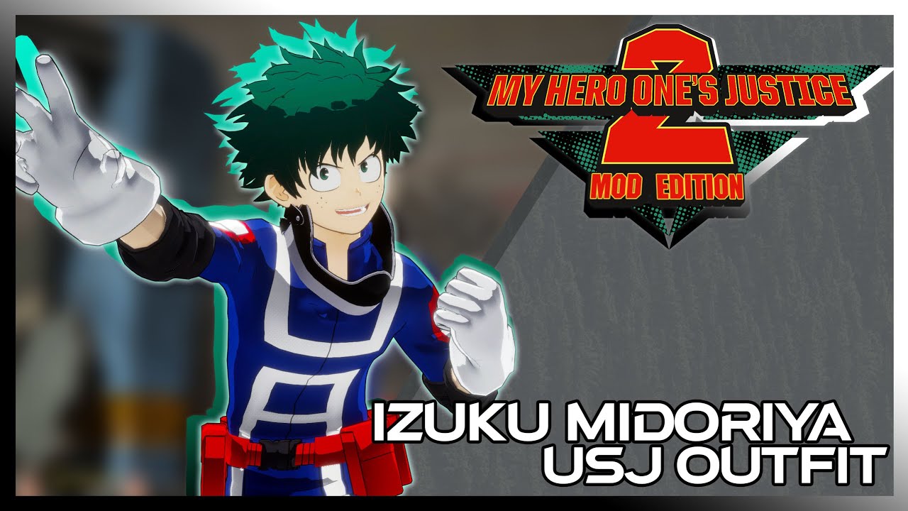Izuku Midoriya USJ Outfit Season 1 | My Hero One's Justice 2 Mod - YouTube