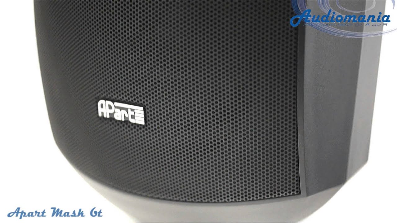Всепогодная акустика Apart Mask 6t - YouTube