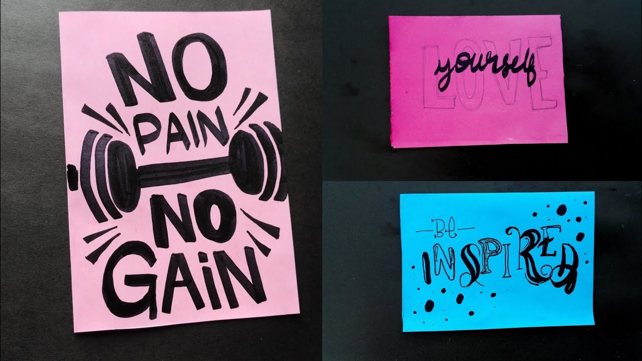 Inspirational Quotes Card making DIY 2023 - YouTube