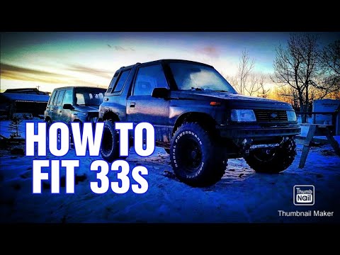 HOW TO FIT 33" TIRES!! - YouTube