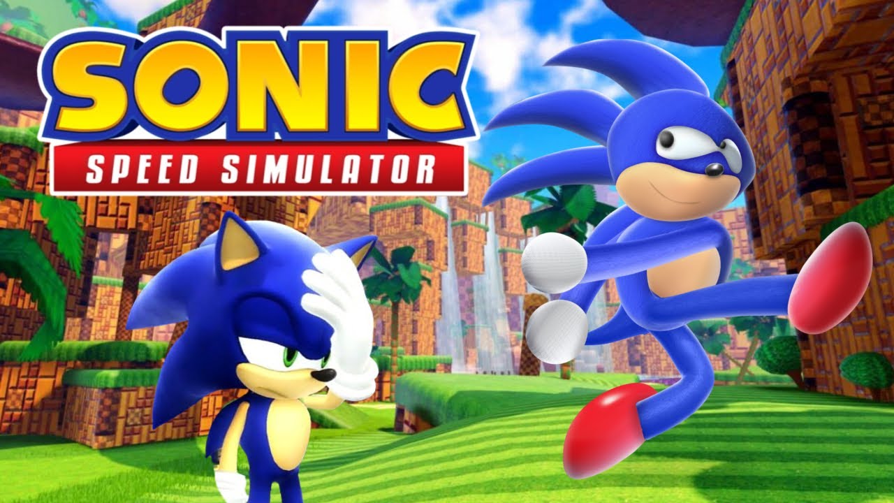 SANIC in Sonic Speed Simulator! - YouTube