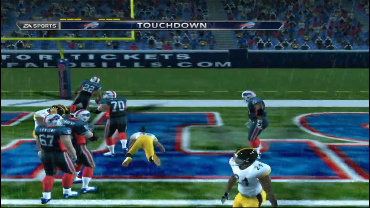 Madden NFL 12 (PS3) steelers vs bills - YouTube